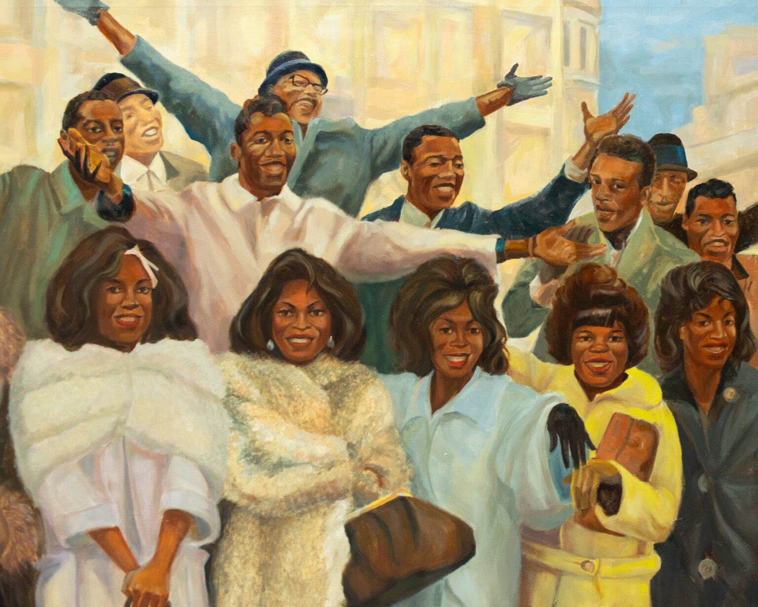 Artist: Darrell Anderson 54X54 oil painting 2/4